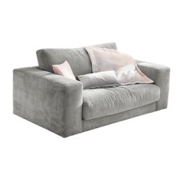 KAWOLA LOVESEAT MADELINE Hellgrau Cord