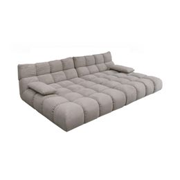 KAWOLA BIG SOFA VIVIEN Grau Cord