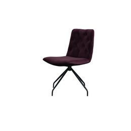 KAWOLA DREHSTUHL NEW CHARME Violett Velvet (1er-Set)