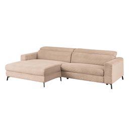 KAWOLA ECKSOFA LAISKA Taupe Cord