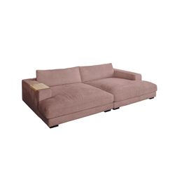 KAWOLA BIG SOFA XL MIT TABLETT MADELINE Pink Cord