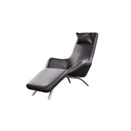 KAWOLA RELAXLIEGE CAVAL Grau Leder