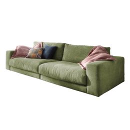 KAWOLA SOFA 3-SITZER MADELINE Gr&uuml;n Cord