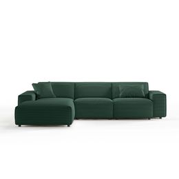 KAWOLA ECKSOFA RANI Smaragdgr&uuml;n Cord