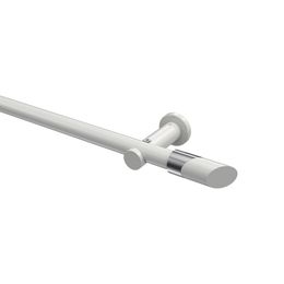 GARDINENSTANGE Platon Verano 160 cm, 1-l&auml;ufig (ohne Ringe), 20 mm &Oslash; Wei&szlig;