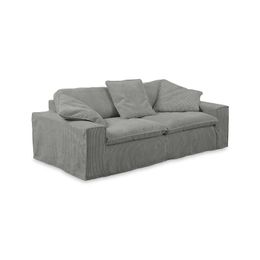 KAWOLA SOFA NETTA Grau Cord