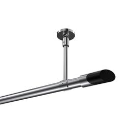 GARDINENSTANGE Sonette Verano 180 cm, 1-l&auml;ufig, 20 mm &Oslash; Chrom