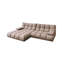 KAWOLA ECKSOFA VIVIEN Braun Velvet