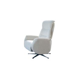 KAWOLA RELAXSESSEL SARI Hellgrau Webstoff Relaxfunktion