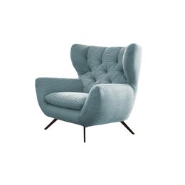 KAWOLA SESSEL CHARME Hellblau Cord