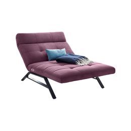 KAWOLA LIEGE MIT MOTORISCHER RELAXFUNKTION AMERIVA Violett Velvet Relaxfunktion