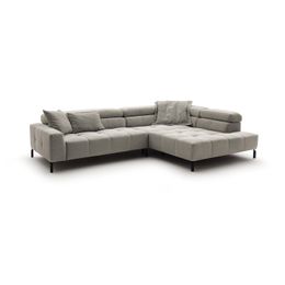 KAWOLA ECKSOFA OHIO Silber Cord