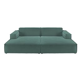 KAWOLA BIG SOFA SAMU Gr&uuml;n Cord