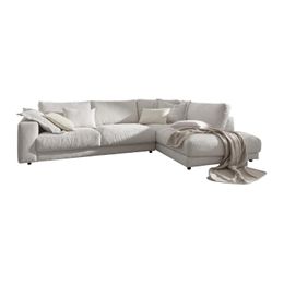 KAWOLA ECKSOFA MADELINE Hellgrau Cord