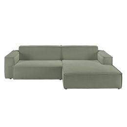 KAWOLA ECKSOFA SAMU Hellgr&uuml;n Cord
