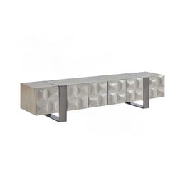 KAWOLA LOWBOARD MARGO Grau Holz, Metall