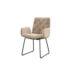 KAWOLA STUHL NEW CHARME Taupe Cord (1er-Set)