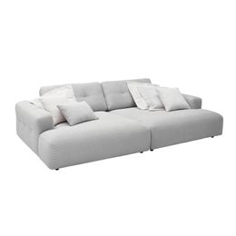 KAWOLA BIG SOFA MIKA Silber Cord