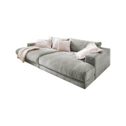 KAWOLA BIG SOFA XL MADELINE Hellgrau Cord