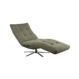 KAWOLA RELAXLIEGE LETICIA Gr&uuml;n Cord Drehbar (360&deg;), Relaxfunktion