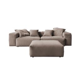 KAWOLA SOFA CELESTE Taupe Cord