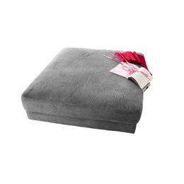 KAWOLA BIG HOCKER MADELINE Grau Cord