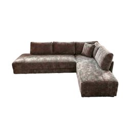 KAWOLA SCHLAFSOFA SADIRA Taupe Flachgewebe