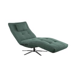 KAWOLA RELAXLIEGE LETICIA Smaragdgr&uuml;n Cord Drehbar (360&deg;), Relaxfunktion