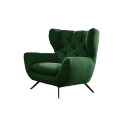 KAWOLA SESSEL CHARME Smaragdgr&uuml;n Cord