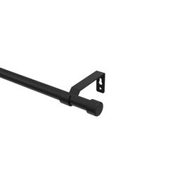 GARDINENSTANGE Olymp Lucan 480 cm (geteilt in 3 x 160 cm), 1-l&auml;ufig (ohne Ringe), 16 mm &Oslash; Schwarz
