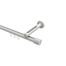 GARDINENSTANGE INNENLAUF Siteno Estana 180 cm, 1-l&auml;ufig, 20 mm &Oslash; Wei&szlig;