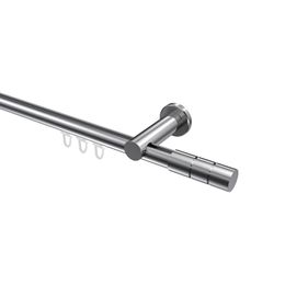 GARDINENSTANGE INNENLAUF Platon Elanto 160 cm, 1-l&auml;ufig, 20 mm &Oslash; Chrom