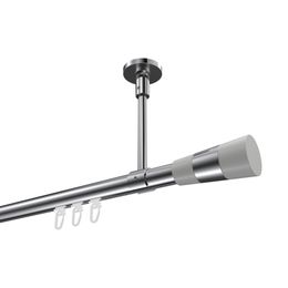 GARDINENSTANGE INNENLAUF Sonette Tanara 300 cm (geteilt in 3 x 100 cm), 1-l&auml;ufig, 20 mm &Oslash; Chrom