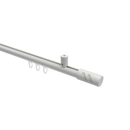 GARDINENSTANGE INNENLAUF Sonius Zoena 200 cm, 1-l&auml;ufig, 20 mm &Oslash; Wei&szlig;