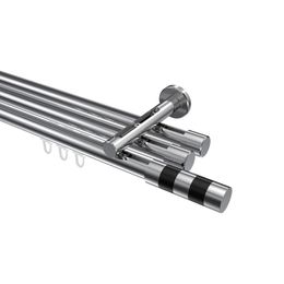 GARDINENSTANGE INNENLAUF Siteno Mavell 100 cm, 3-l&auml;ufig, 20 mm &Oslash; Chrom