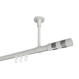 GARDINENSTANGE INNENLAUF Sonette Mavell 520 cm (geteilt in 4 x 130 cm), 1-l&auml;ufig, 20 mm &Oslash; Wei&szlig;