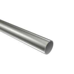 RUNDROHR 160 cm, 20 mm &Oslash; Edelstahl-Optik