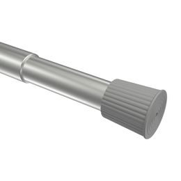 SPANNSTANGE / DUSCHVORHANGSTANGE Serrofix 125-220 cm, 26 / 23 mm &Oslash; Silbergrau