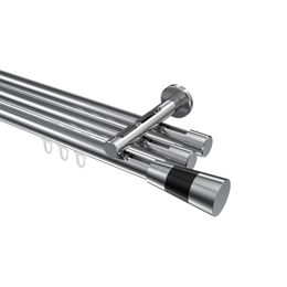 GARDINENSTANGE INNENLAUF Siteno Tanara 200 cm, 3-l&auml;ufig, 20 mm &Oslash; Chrom
