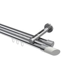 GARDINENSTANGE INNENLAUF Siteno Verano 160 cm, 2-l&auml;ufig, 20 mm &Oslash; Chrom