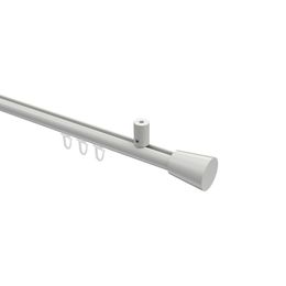 GARDINENSTANGE INNENLAUF Sonius Sitra 140 cm, 1-l&auml;ufig, 20 mm &Oslash; Wei&szlig;