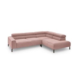 KAWOLA ECKSOFA DELIA Pink Cord