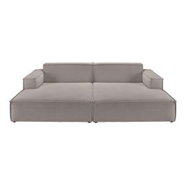 KAWOLA BIG SOFA SAMU Grau Cord
