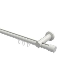 GARDINENSTANGE INNENLAUF Platon Santo 180 cm, 1-l&auml;ufig, 20 mm &Oslash; Wei&szlig;
