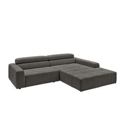 KAWOLA ECKSOFA RENO Anthrazit Cord