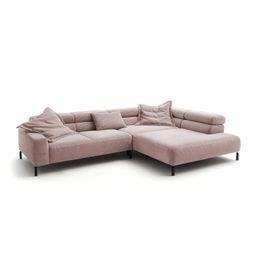 KAWOLA ECKSOFA DELIA Pink Cord