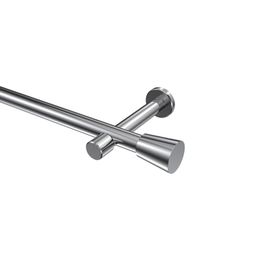GARDINENSTANGE Prestige Sitra 200 cm, 1-l&auml;ufig (ohne Ringe), 20 mm &Oslash; Chrom