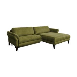 KAWOLA ECKSOFA MIT MOTORISCHER RELAXFUNKTION MALTA Gr&uuml;n Webstoff Relaxfunktion