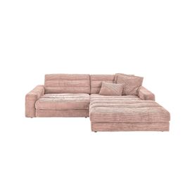 KAWOLA ECKSOFA LANA SOFA Pink Cord