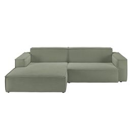 KAWOLA ECKSOFA SAMU Hellgr&uuml;n Cord